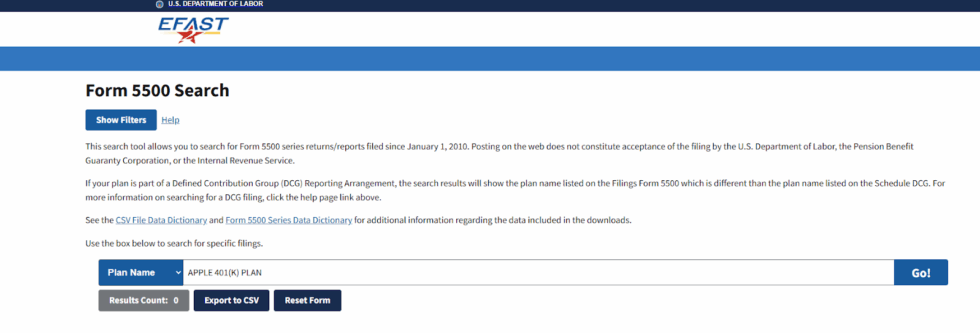 Find Your Plan’s Assets in 2 Minutes (DOL eFAST 5500) | HK Insurance ...